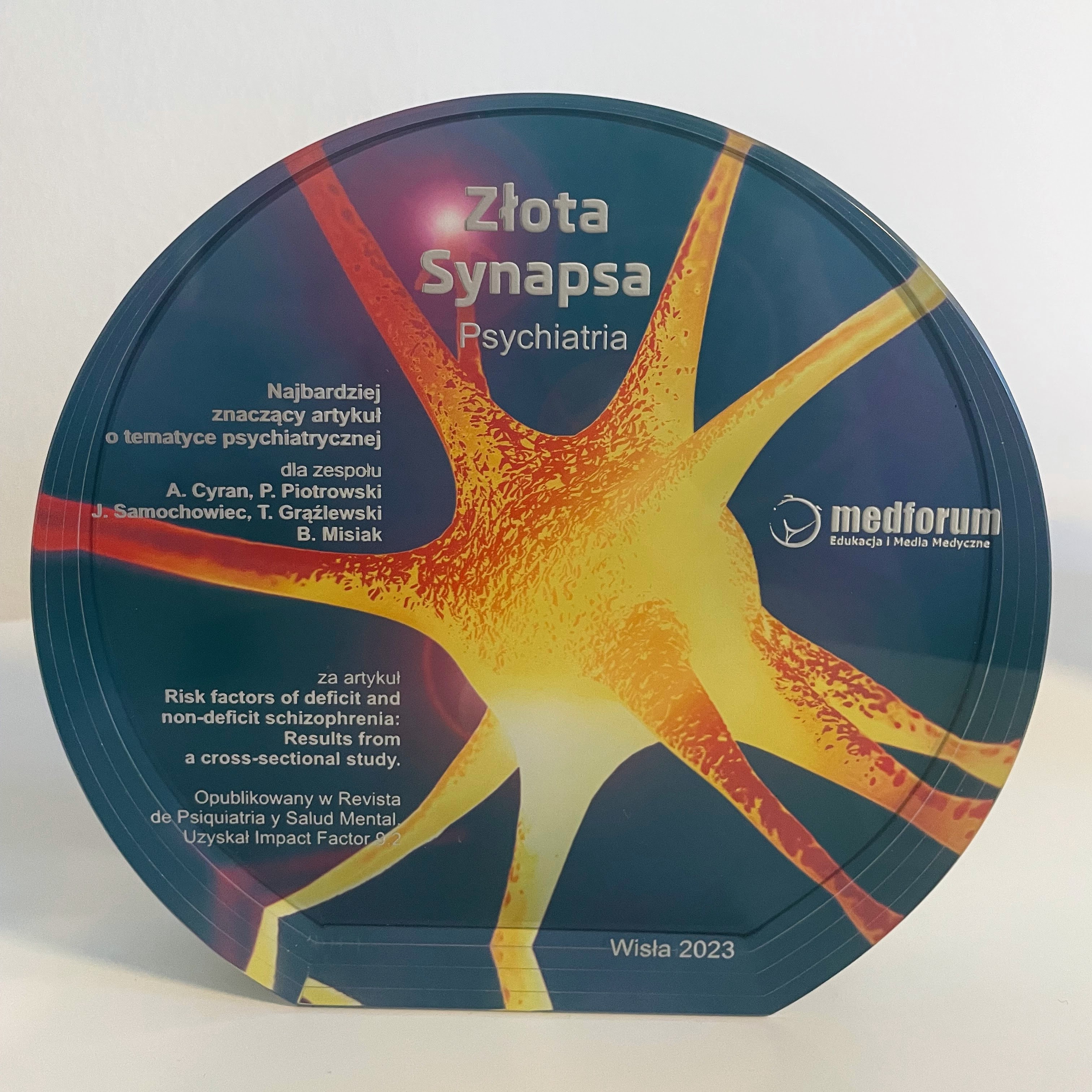 "Złota Synapsa" | Uniwersytet Medyczny im. Piastów Śląskich we Wrocławiu